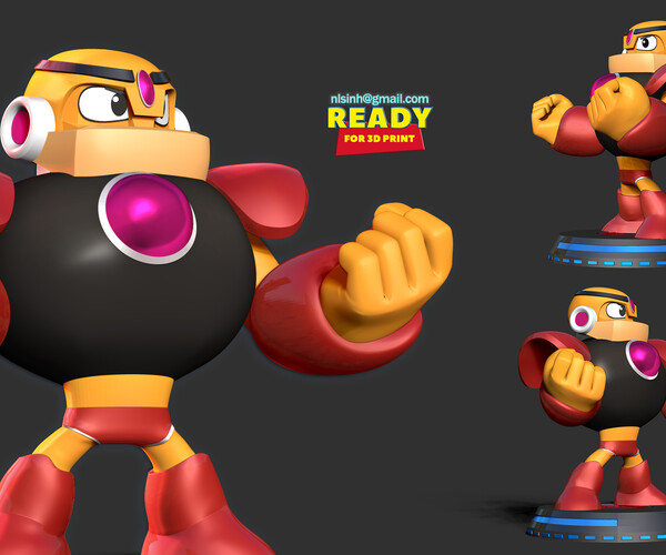 ArtStation - Guts Man - Mega Man Fanart | Resources