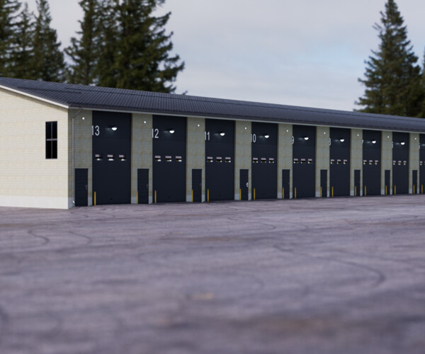 ArtStation - Warehouse Exterior | Resources