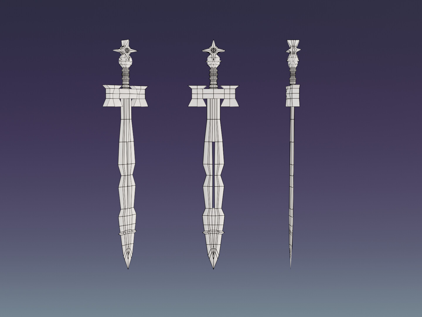 ArtStation - Fantasy Frozen Ice Sword - Elemental Sword | Game Assets