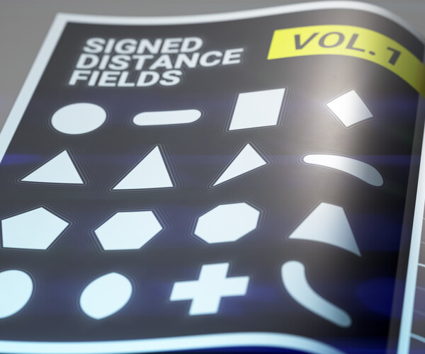 ArtStation - Substance Designer • Signed Distance Fields Vol.1 | Resources