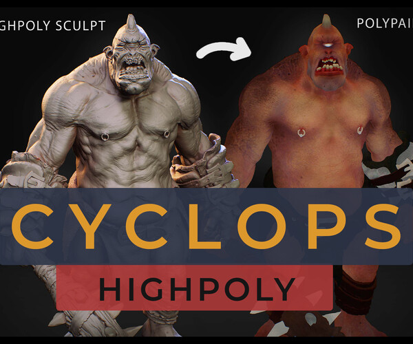 ArtStation - Cyclops ogre highpoly | Resources