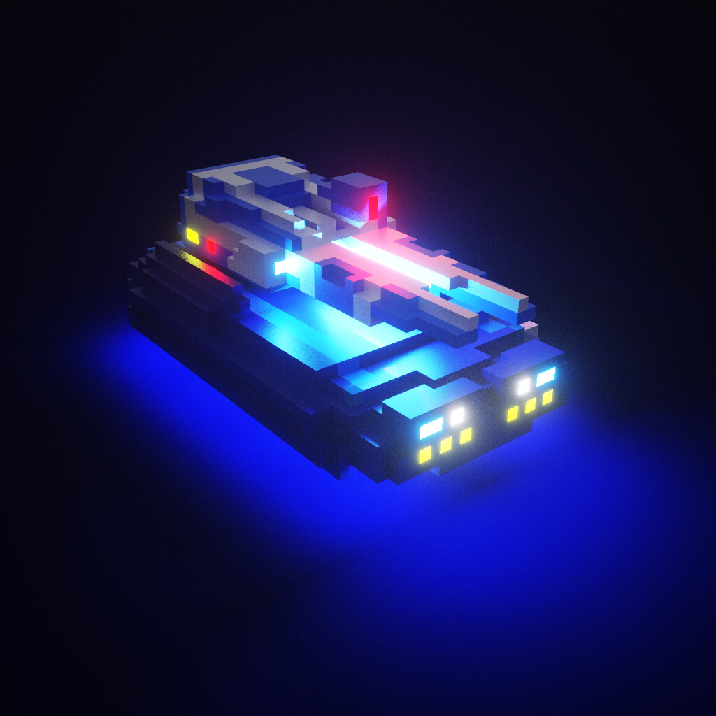 ArtStation - voxel tank 3 | Game Assets