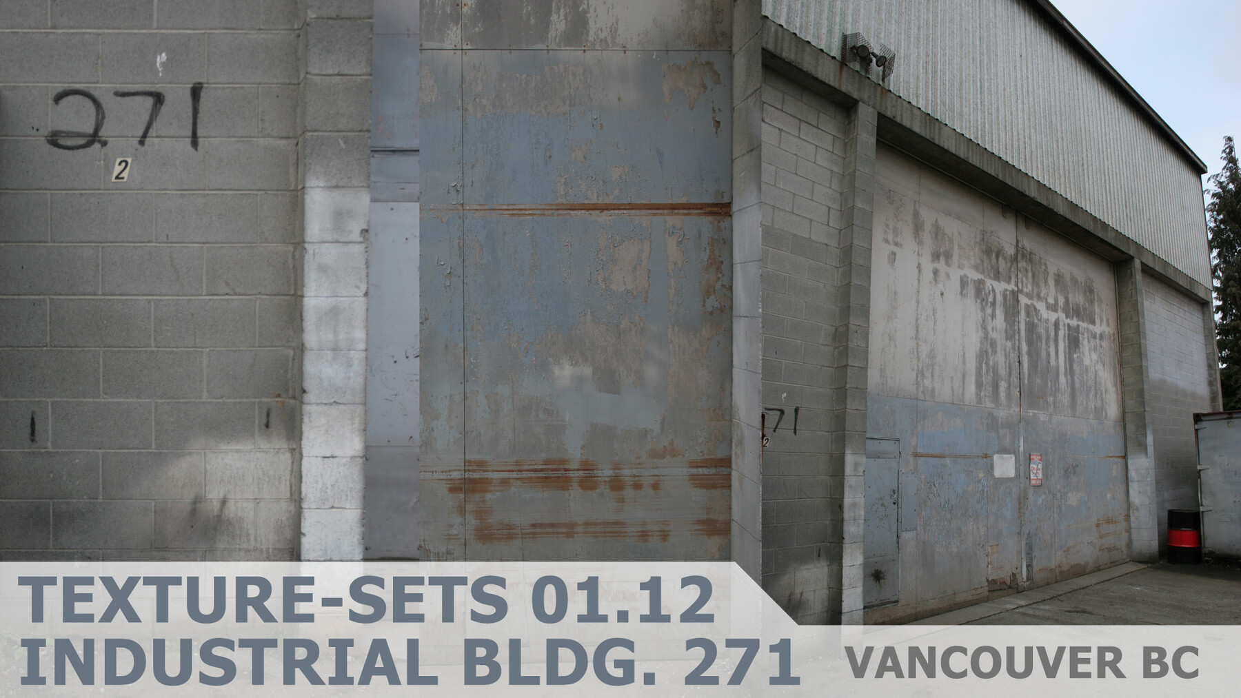 ArtStation - Warehouse Building 271 Texture Ref Set | Resources