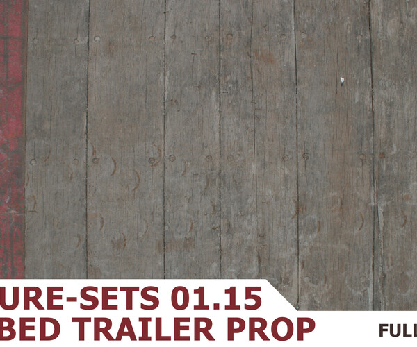 ArtStation - Flatbed Trailer Texture Set | Resources