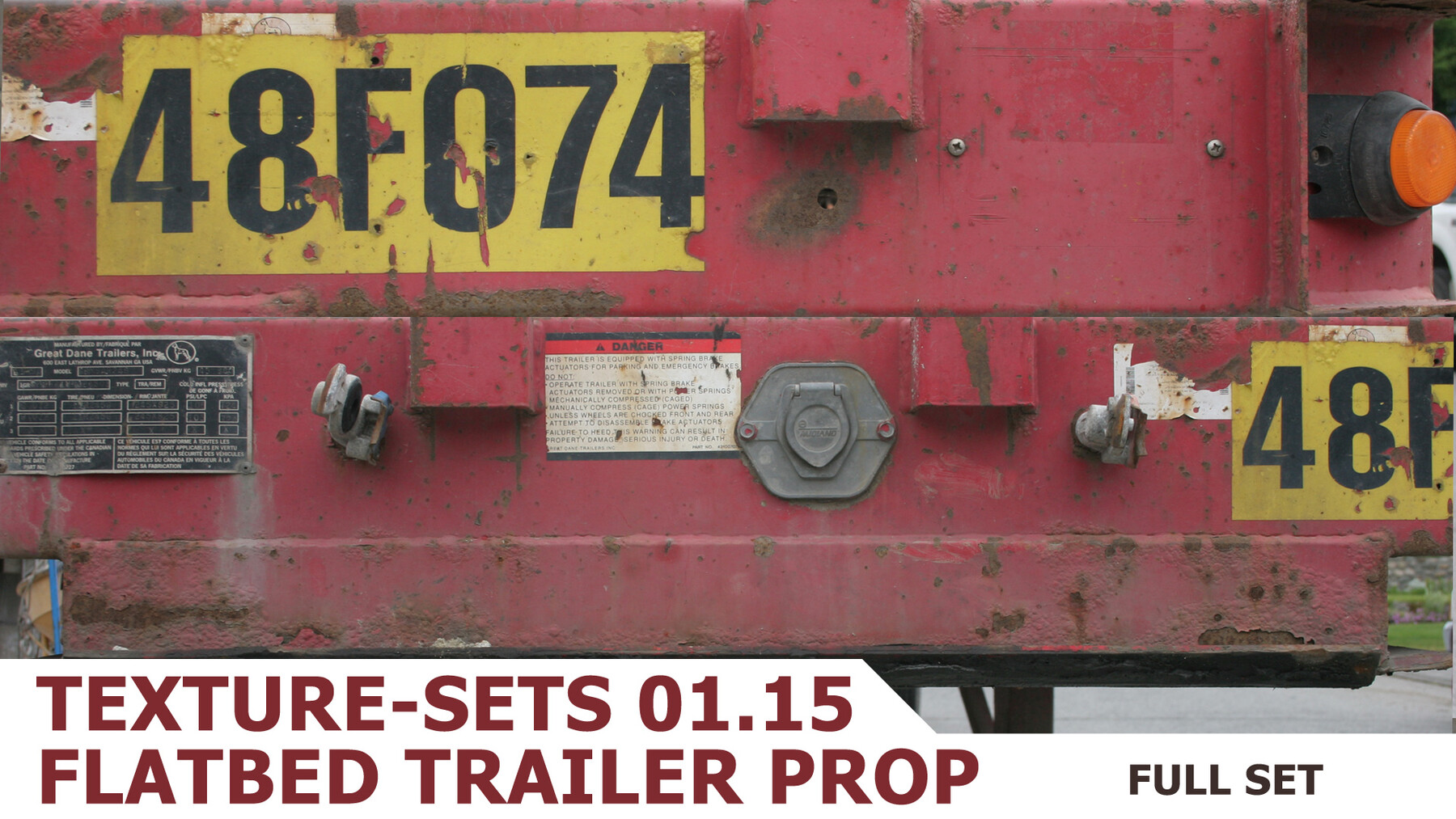 ArtStation - Flatbed Trailer Texture Set | Resources