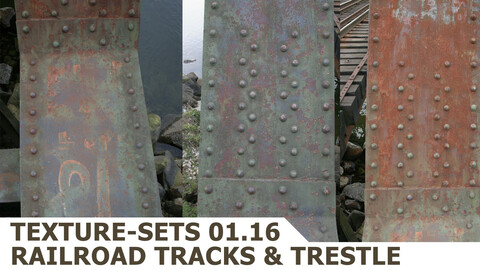 ArtStation - Rail Road Tracks Texture Set | Resources