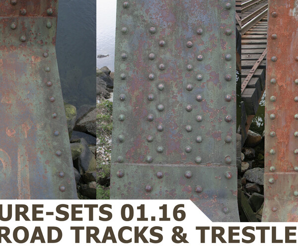 ArtStation - Rail Road Tracks Texture Set | Resources