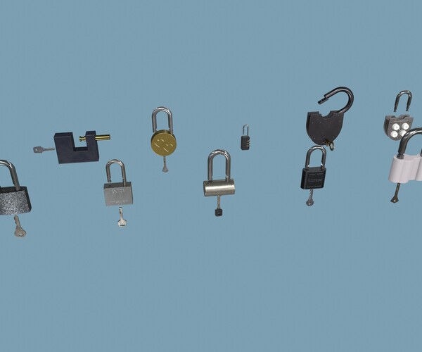 ArtStation - Padlocks Pack | Game Assets