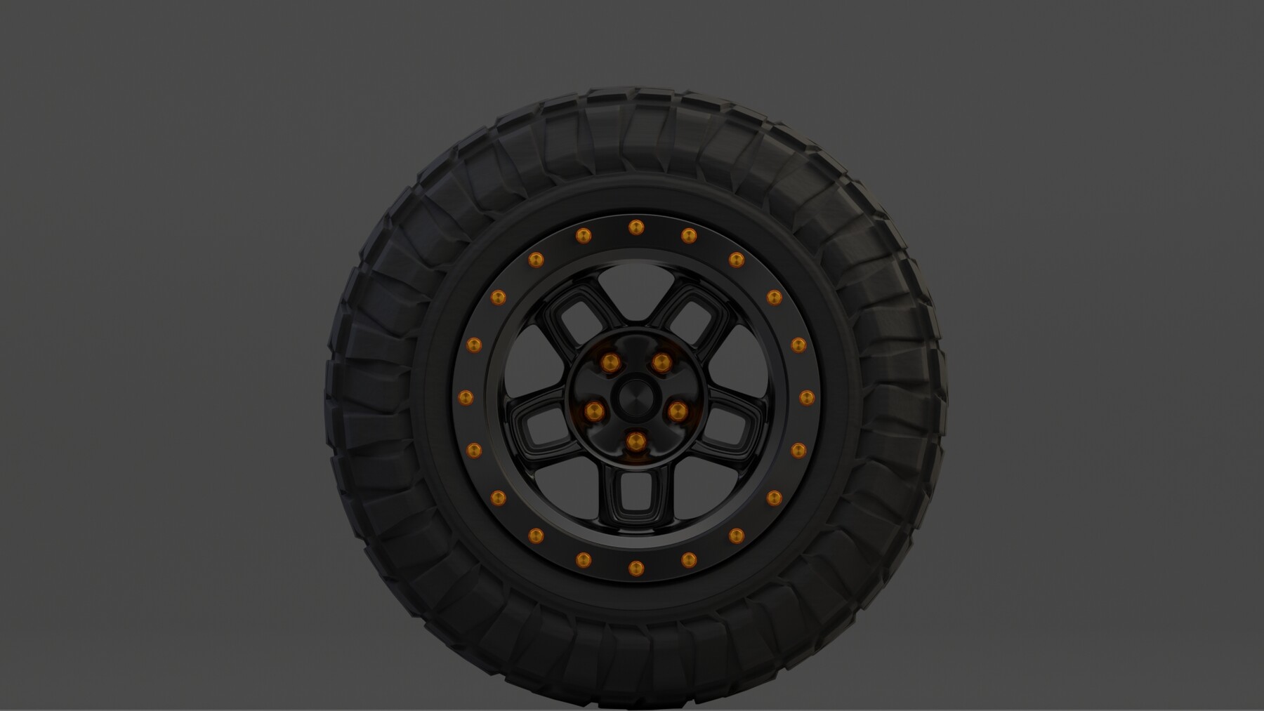 ArtStation - Offroad Wheel | Game Assets