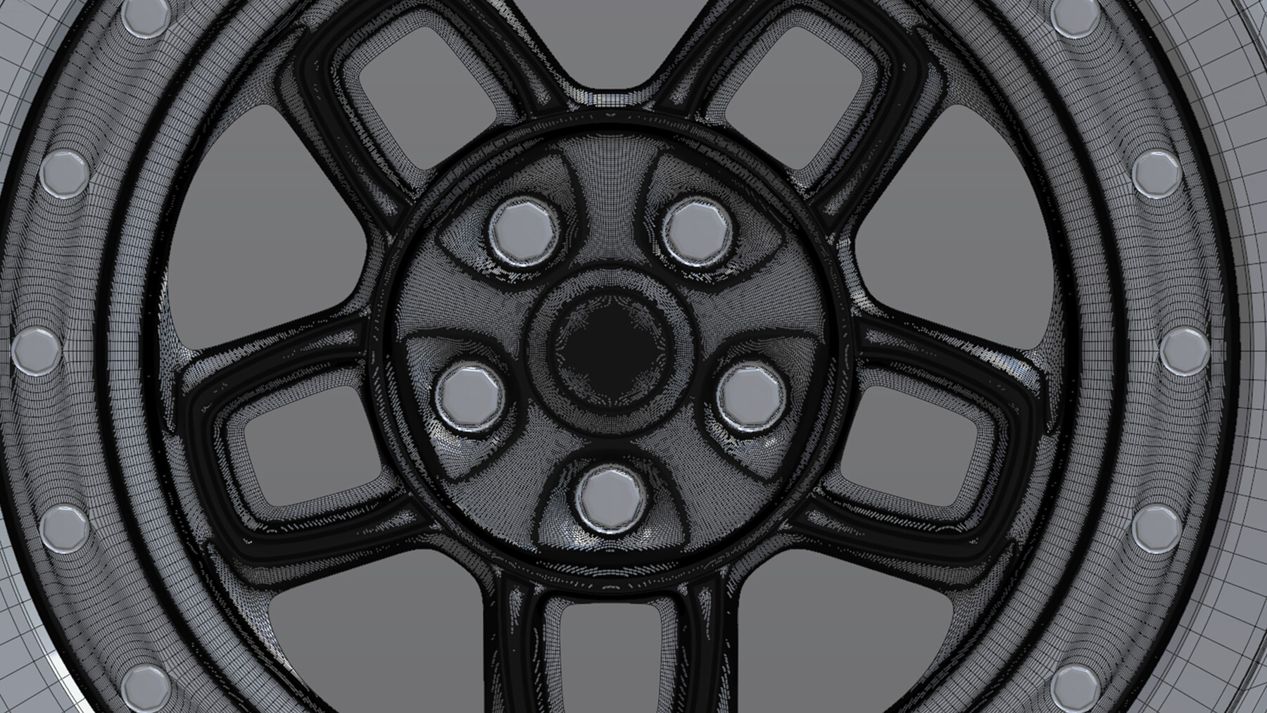 ArtStation - Offroad Wheel | Game Assets