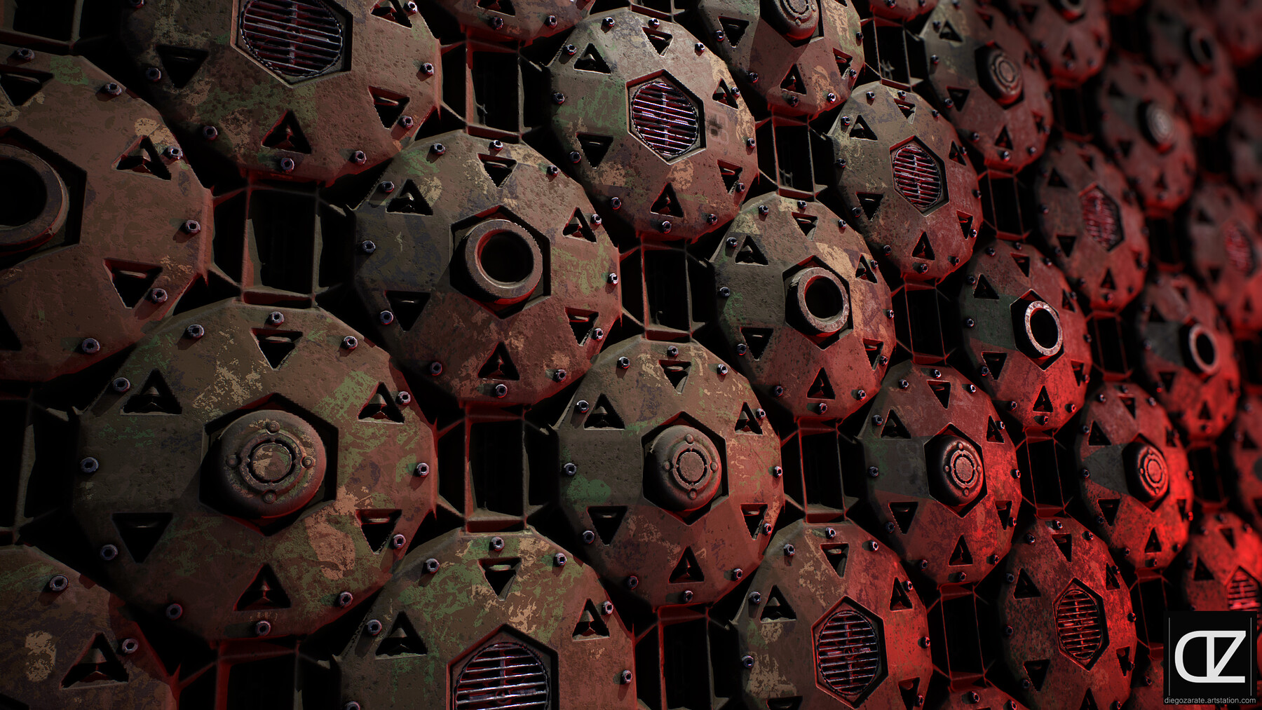 ArtStation - PBR - WAR SURFACE - 4K MATERIAL | Game Assets