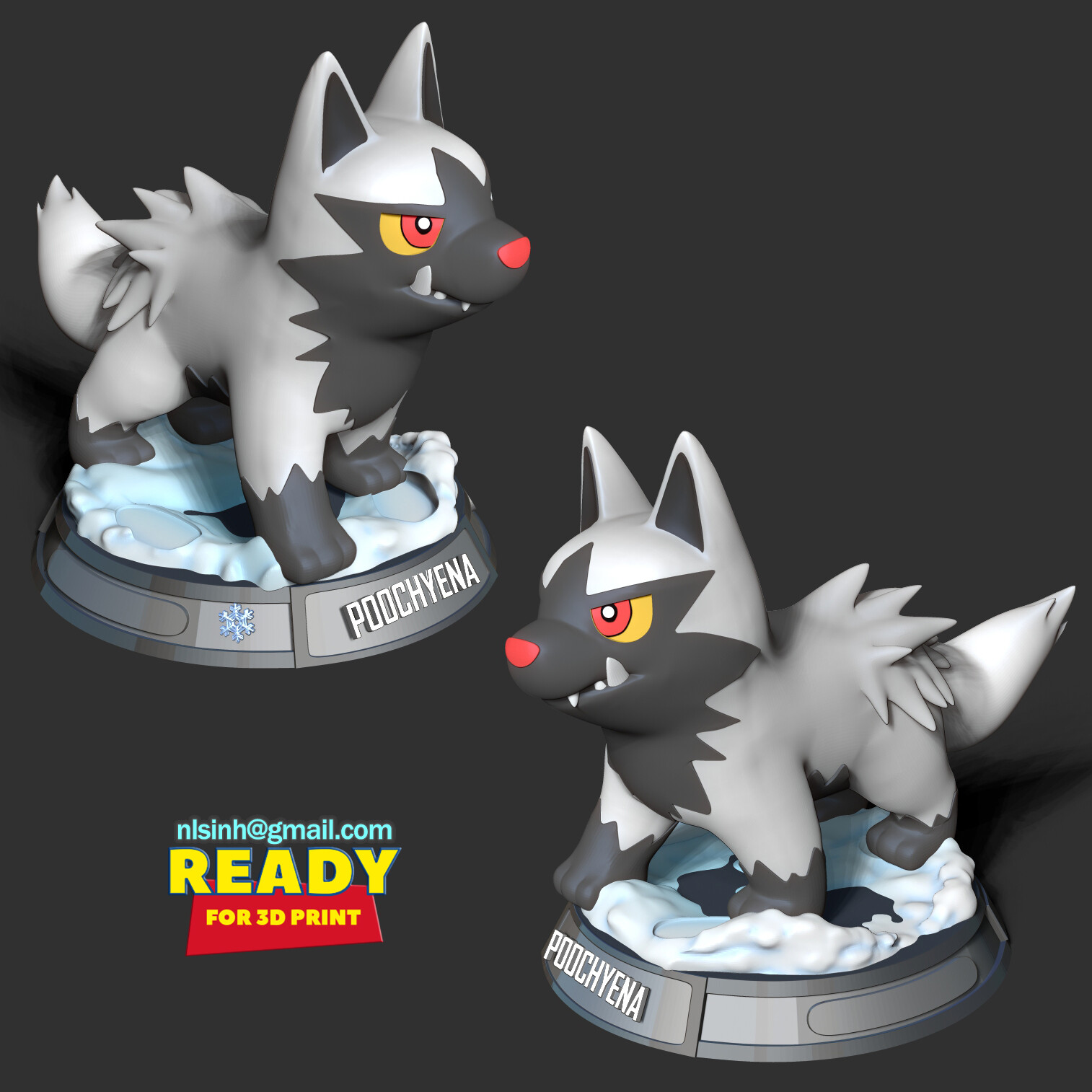 ArtStation - Poochyena - Pokemon Fanart | Resources