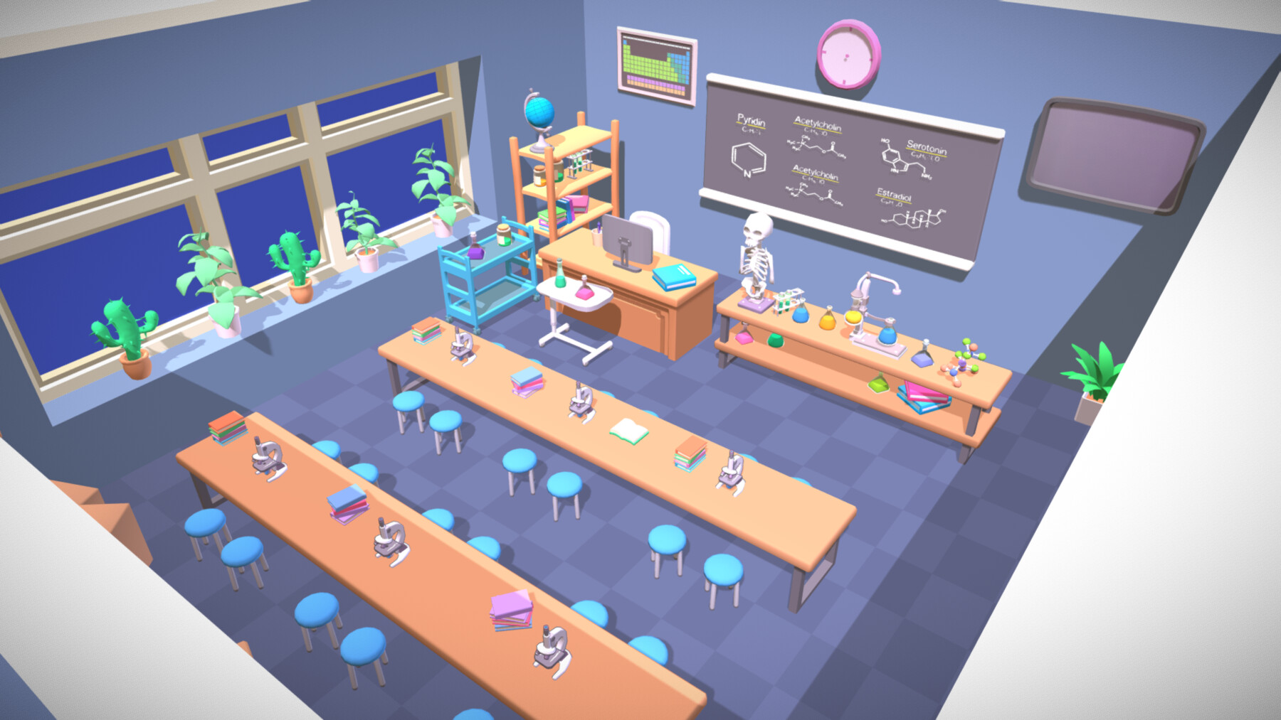 ArtStation - School Lab | Game Assets