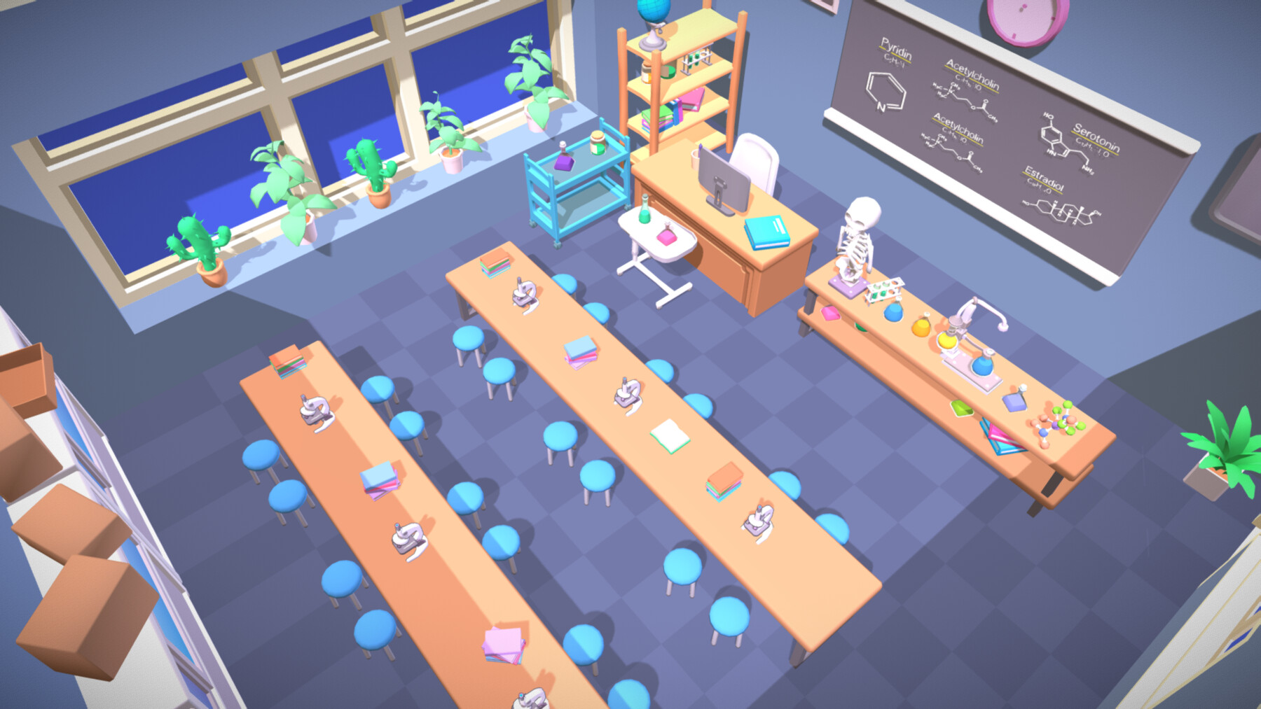 ArtStation - School Lab | Game Assets