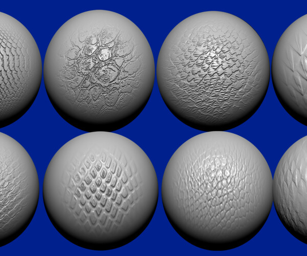 ArtStation - Package 40 Alpha skin crocodile, snakes, crates | Brushes