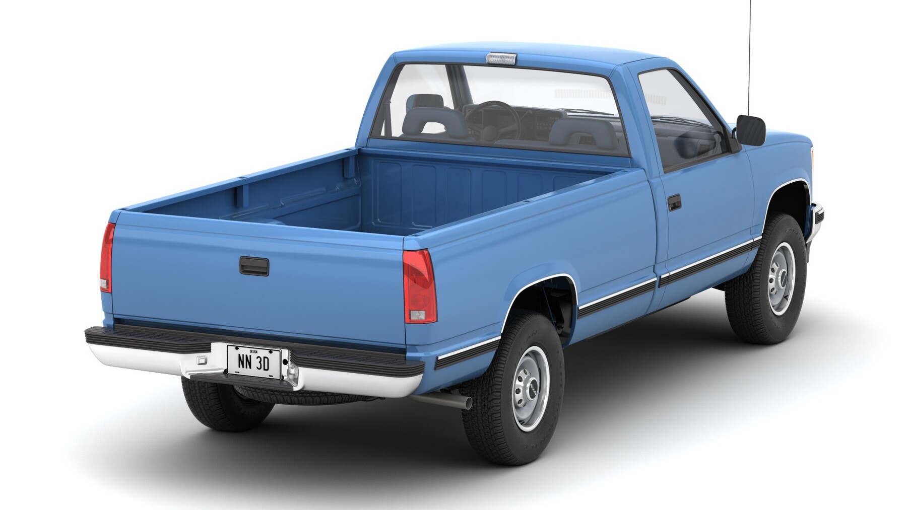 ArtStation - GENERIC PICKUP TRUCK 23 | Game Assets