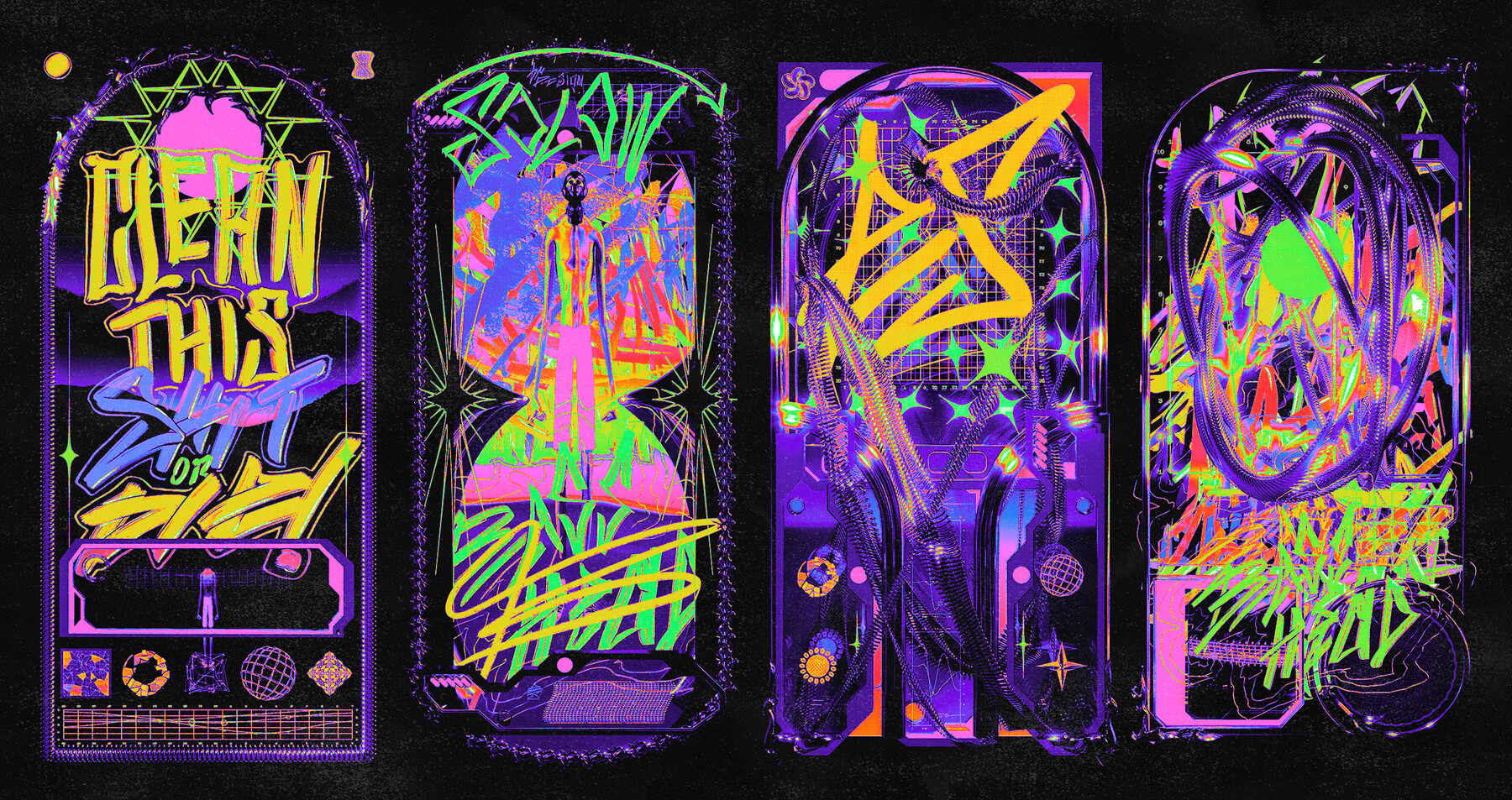 ArtStation - 3D GRAPHIC PACK_01 - Over 150 Graphics Elements for Cinema ...