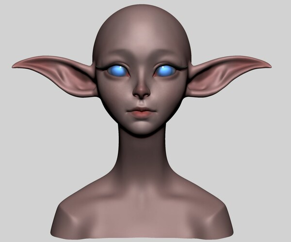 ArtStation - Stylized Elf Head | Resources