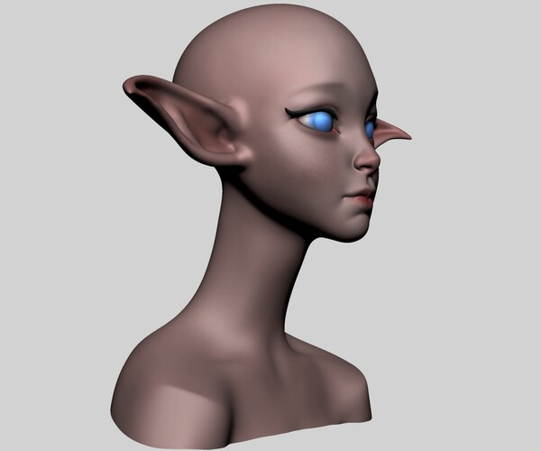 ArtStation - Stylized Elf Head | Resources
