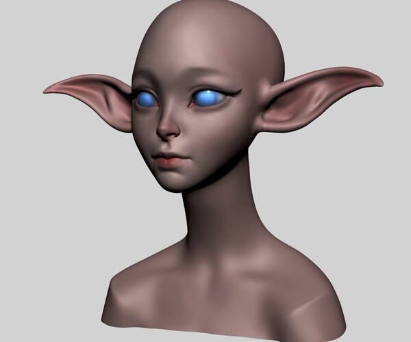 ArtStation - Stylized Elf Head | Resources