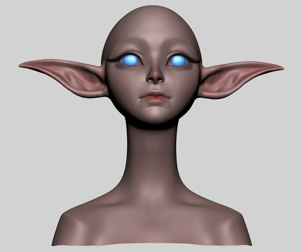 ArtStation - Stylized Elf Head | Resources
