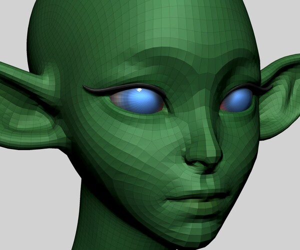 ArtStation - Stylized Elf Head | Resources