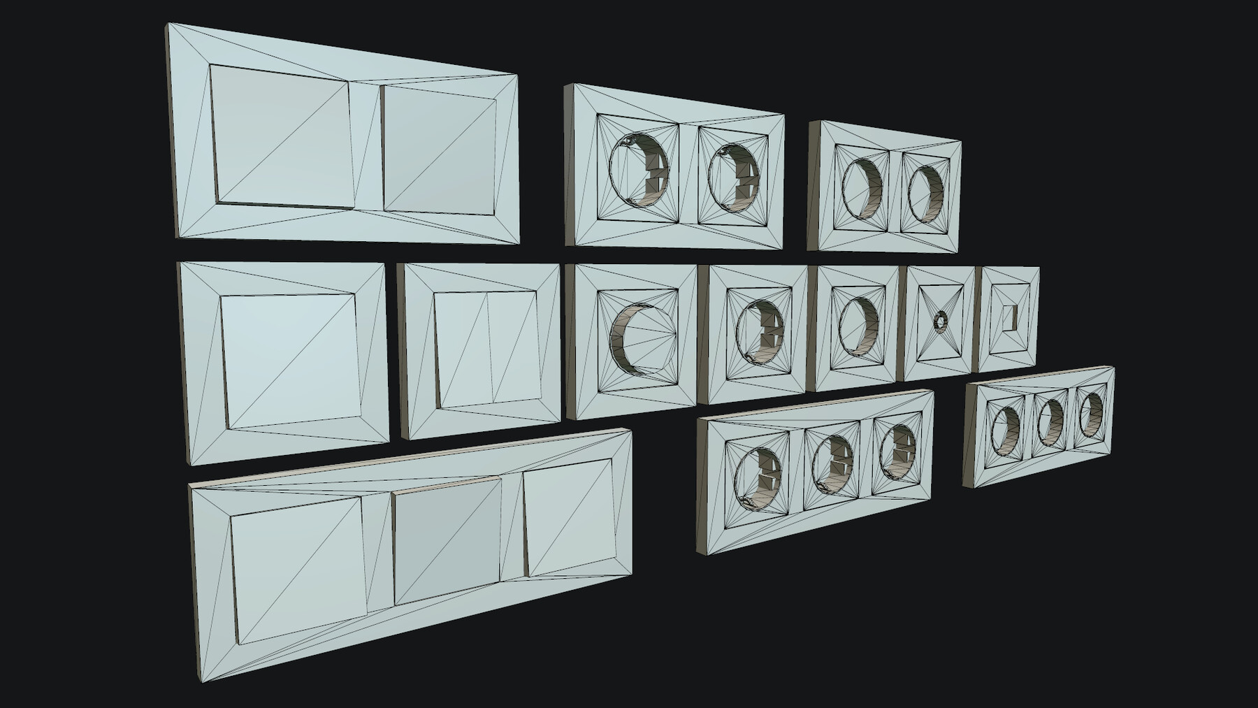 ArtStation - Electrical Switches and Outlets | Game Assets