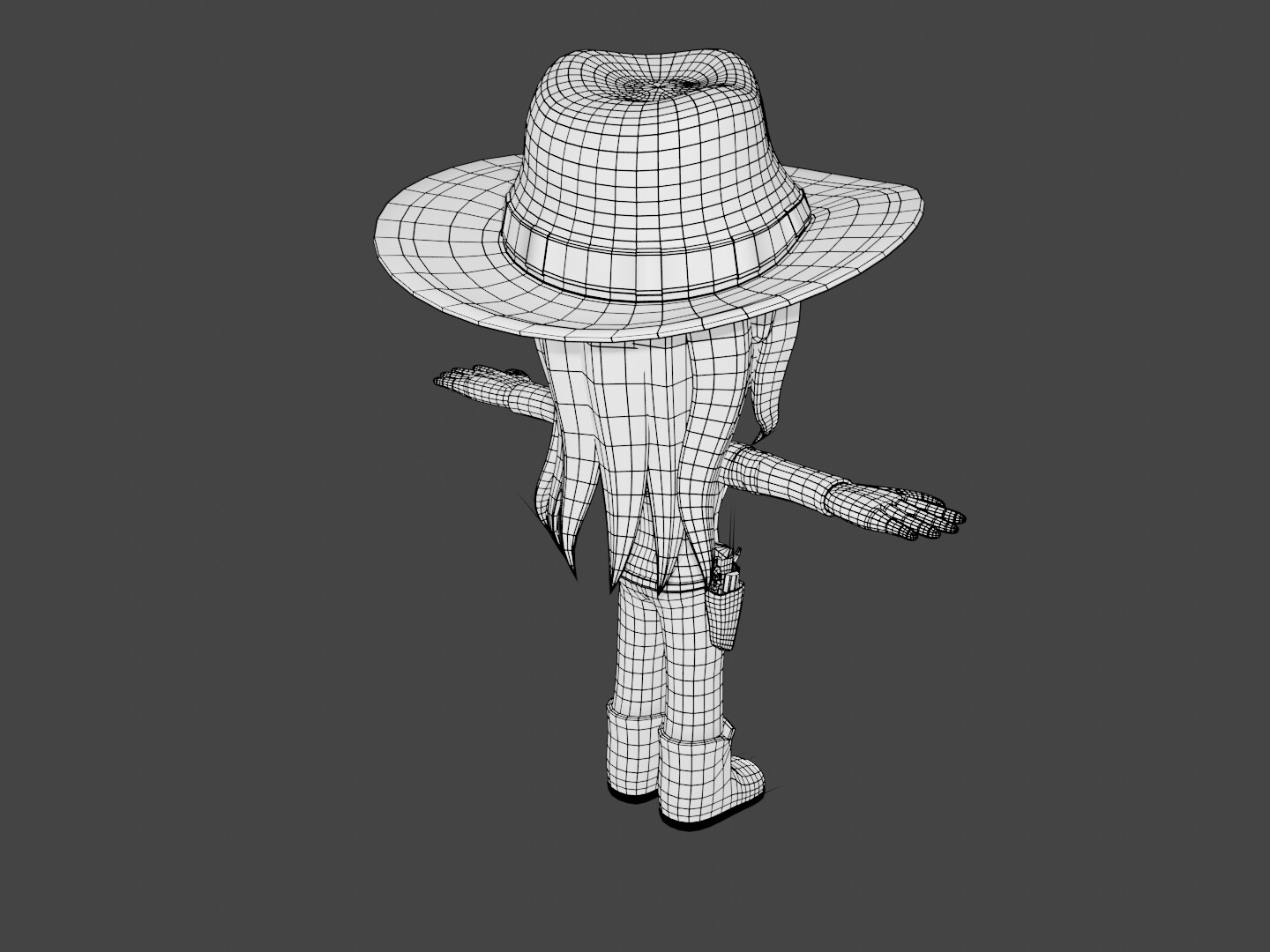 ArtStation - Animated Western Cowgirl - Toon Cowboy | Game Assets