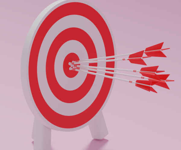 ArtStation - Archery Target and Arrows | Game Assets