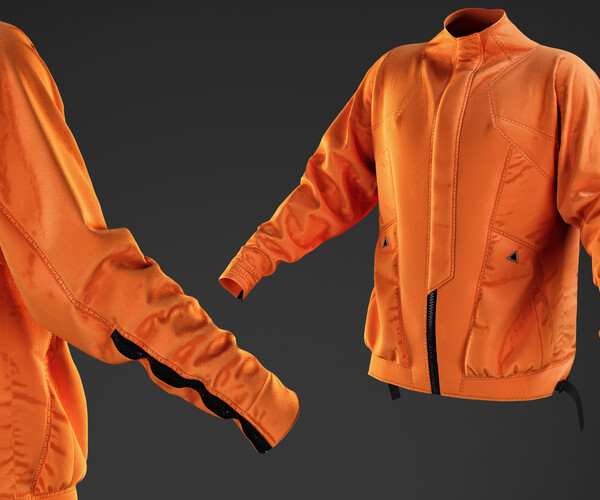 ArtStation - tech wear jacket | Game Assets