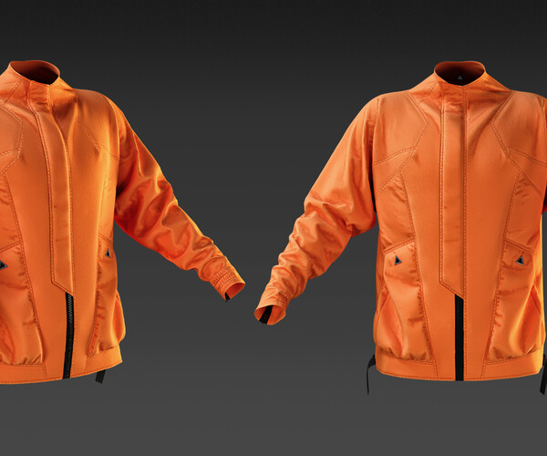 ArtStation - tech wear jacket | Game Assets