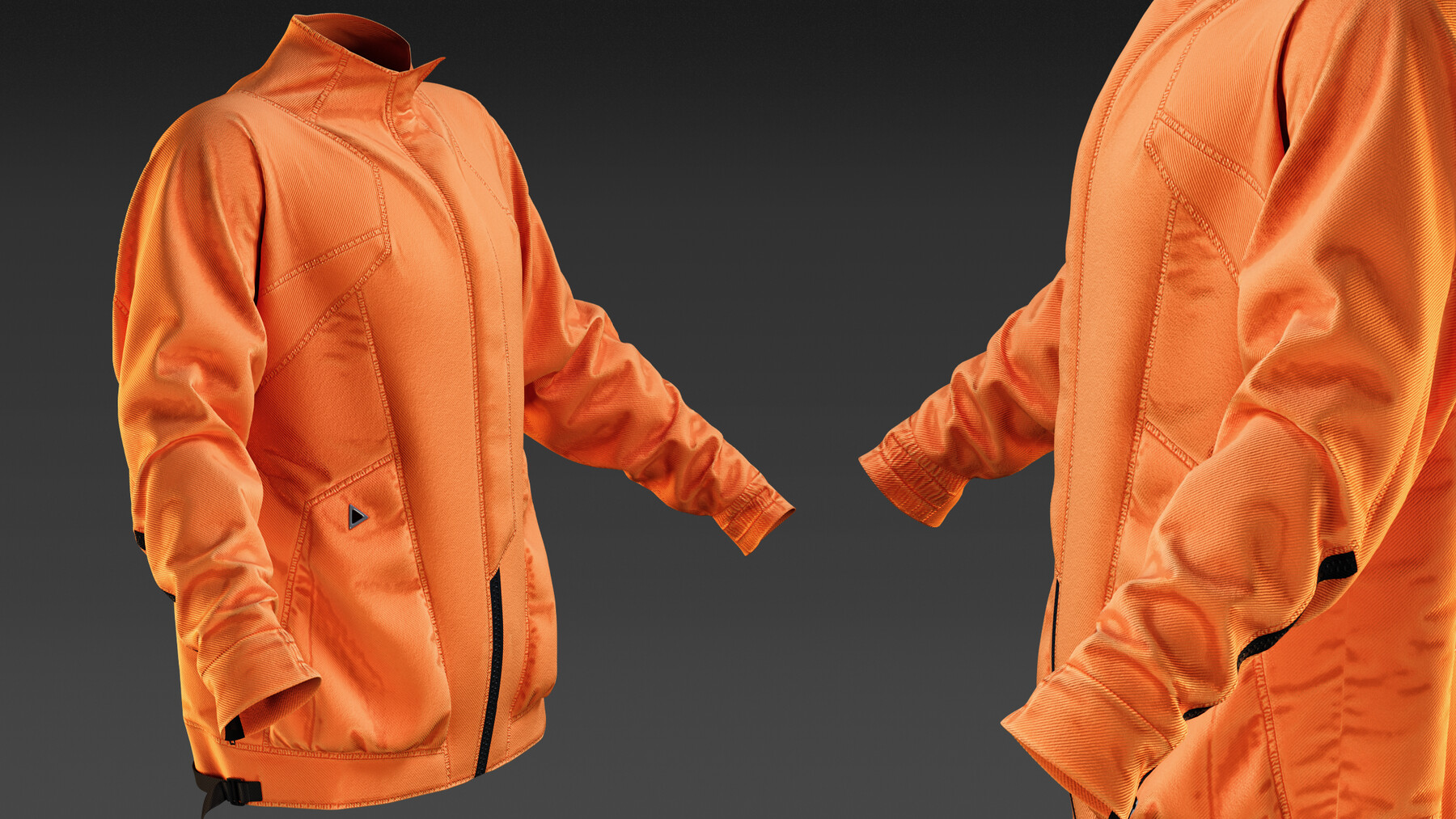 ArtStation - tech wear jacket | Game Assets