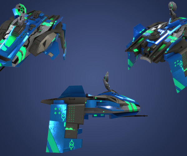 ArtStation - Stylized Spaceships Mega Pack | Game Assets