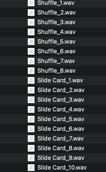 ArtStation - Card Sound Effects | Game Assets