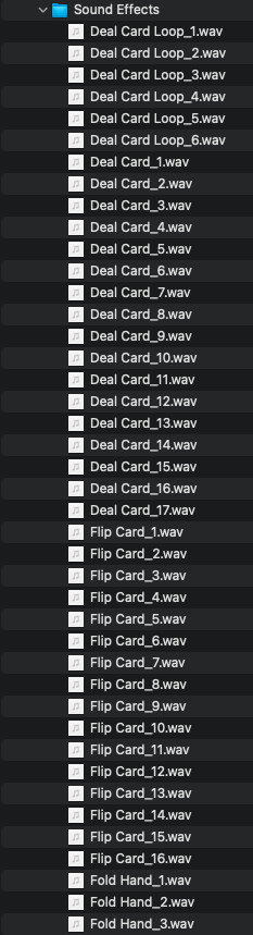 ArtStation - Card Sound Effects | Game Assets