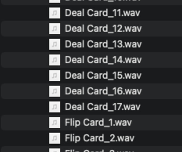 ArtStation - Card Sound Effects | Game Assets