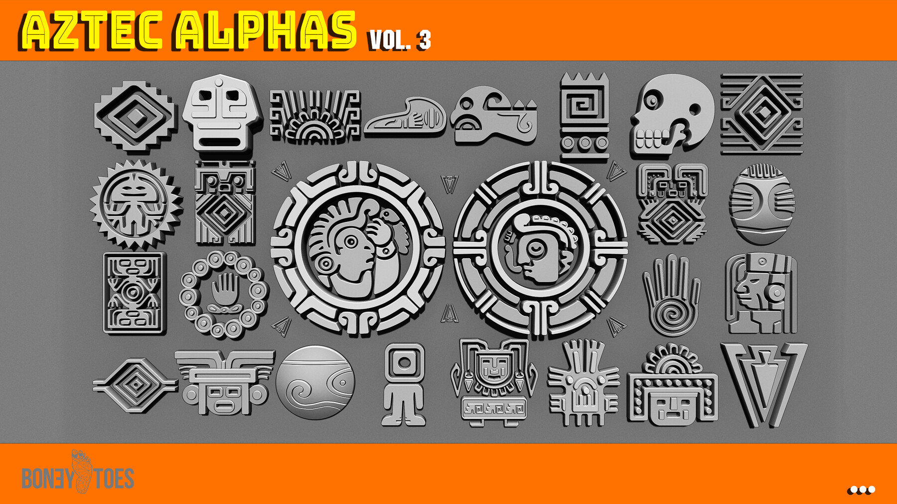 ArtStation - Aztec ALPHAS Volume 3 | Brushes