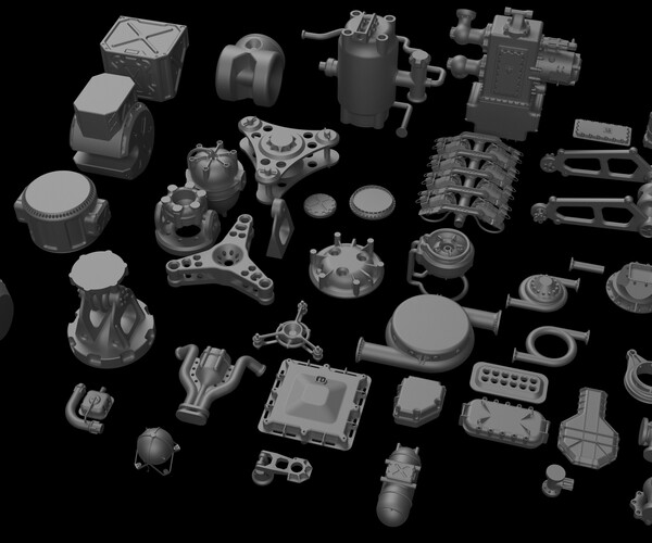 ArtStation - Kitbash | Resources