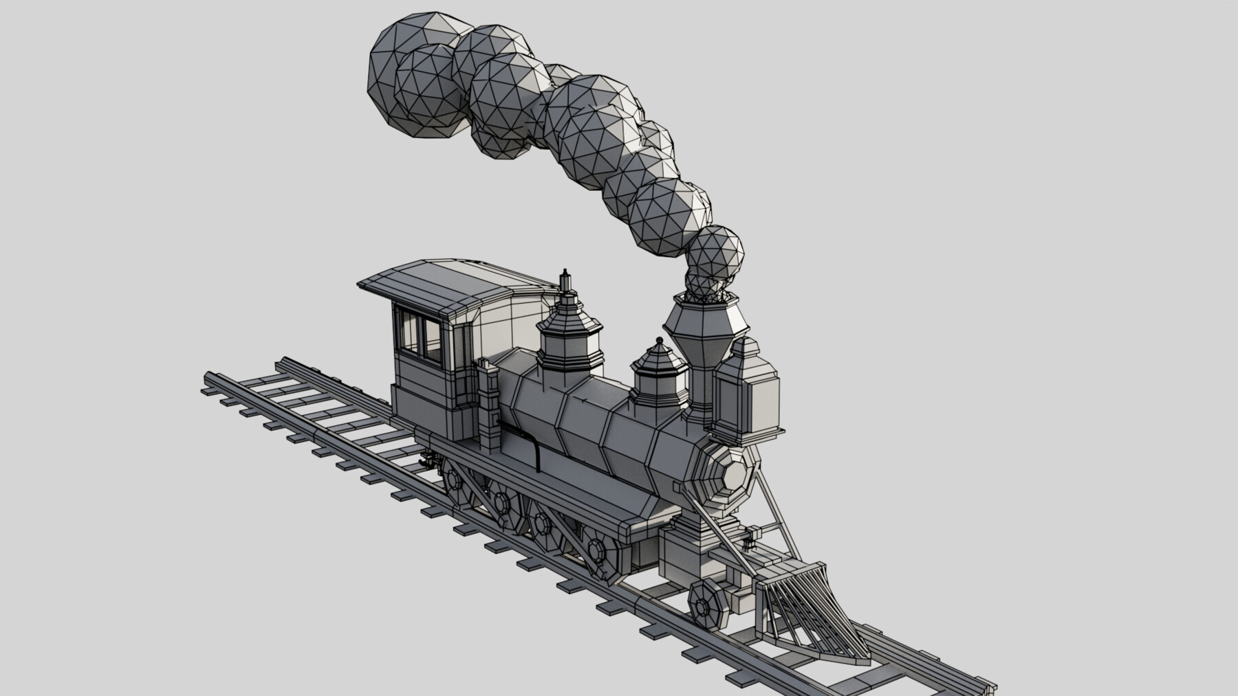 ArtStation - Low Poly Train (3d Model) | Resources