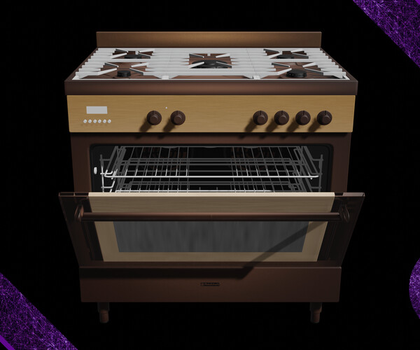 ArtStation - Kitchen stove number 2 3D | Game Assets