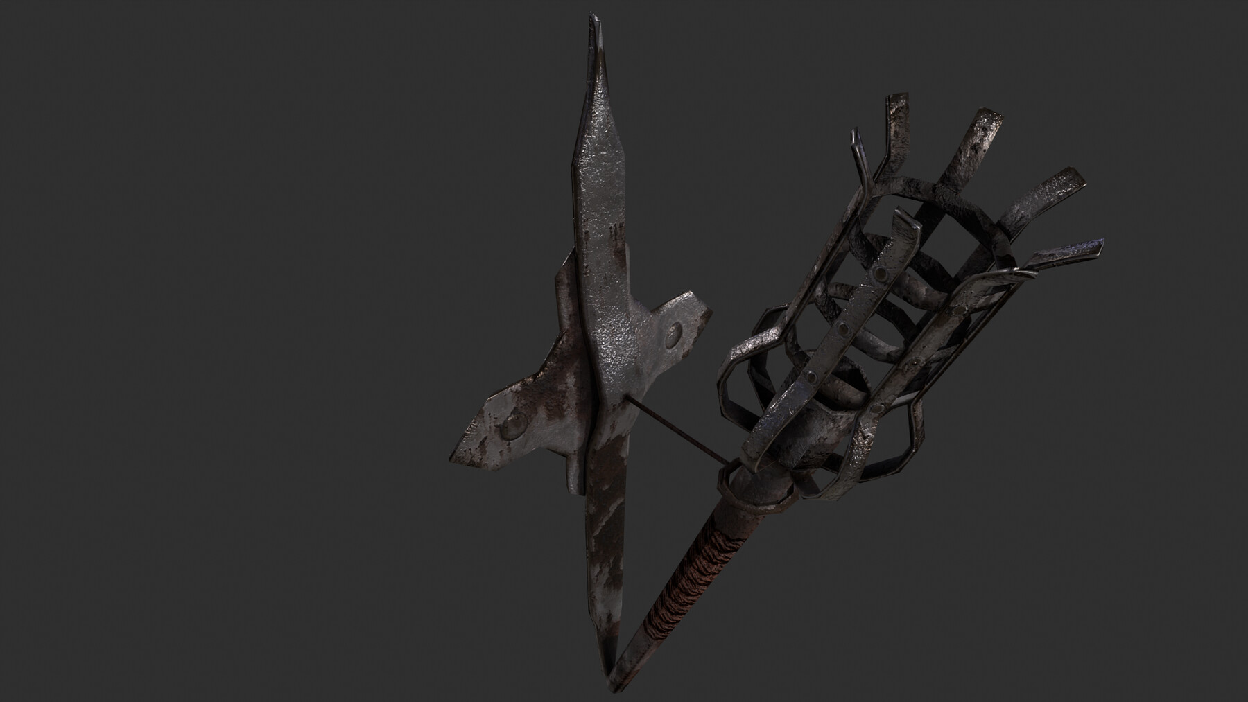 ArtStation - Wall Torch PACK - 4 Medieval Castle Dungeon Torch - PBR 4k ...