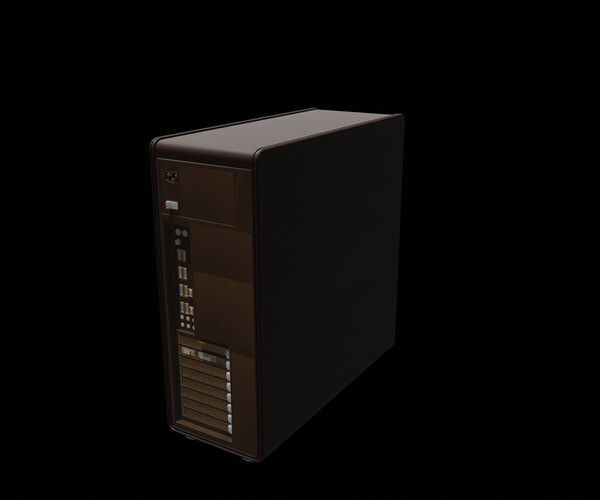 ArtStation - Processor number 4 3D (obj / fbx / dae / max) | Game Assets