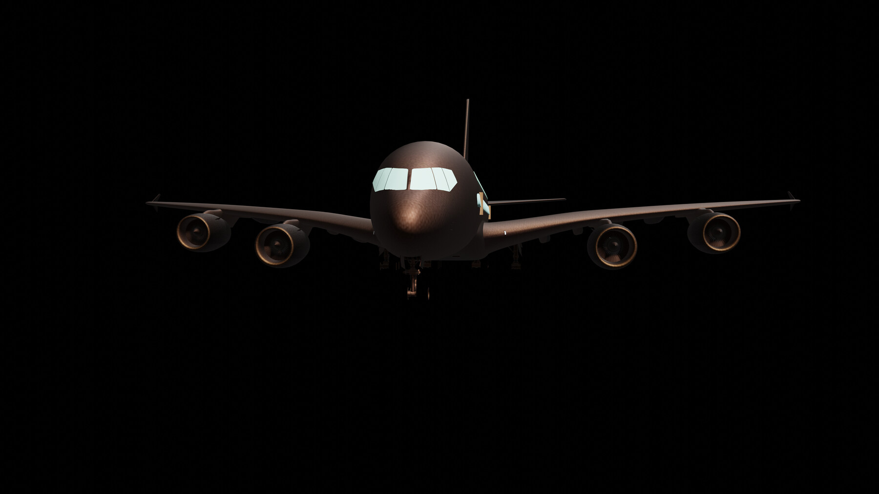 ArtStation - Airplane Airbus A380 3D (obj / fbx / dae / max) | Game Assets