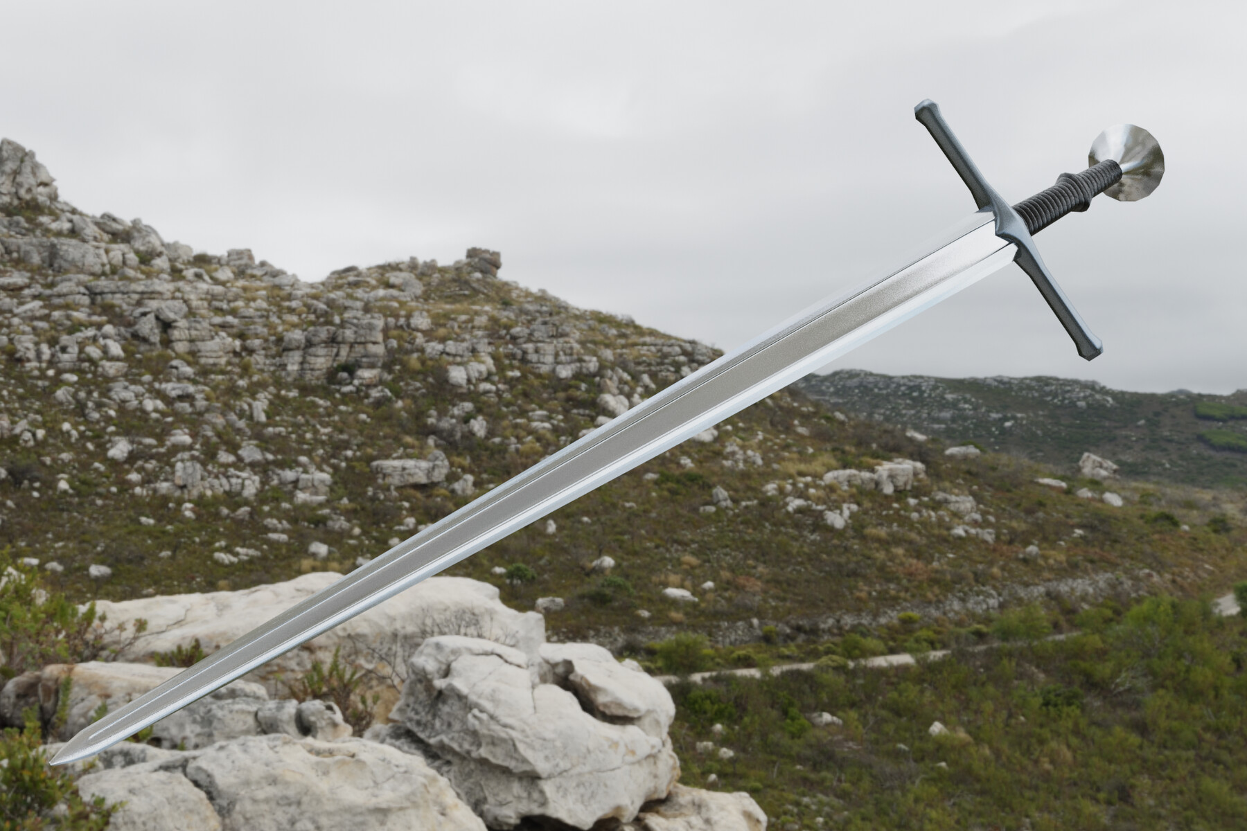 ArtStation - Medieval longsword | Game Assets