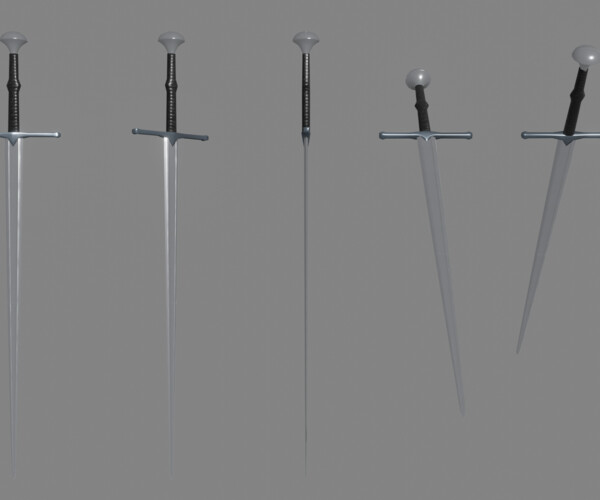 ArtStation - Medieval longsword | Game Assets