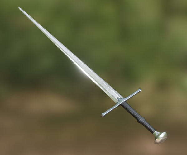 ArtStation - Medieval longsword | Game Assets