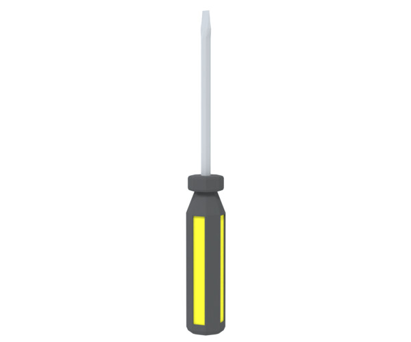 ArtStation - Low Poly Cartoon Screwdriver | Resources