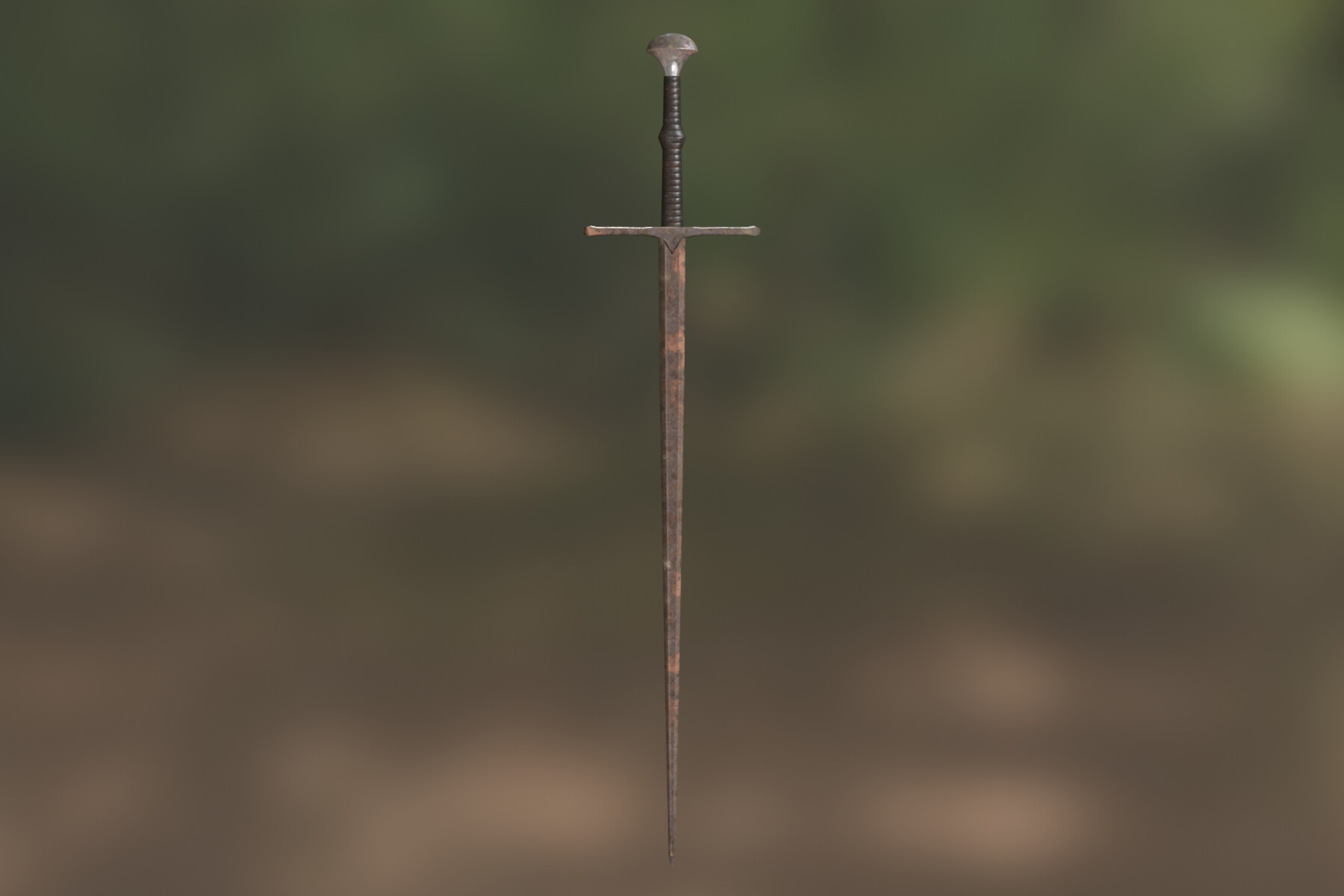 ArtStation - Medieval Rusted Longsword | Game Assets
