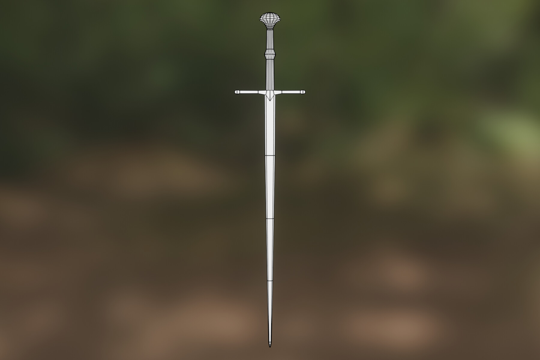 ArtStation - Medieval Rusted Longsword | Game Assets