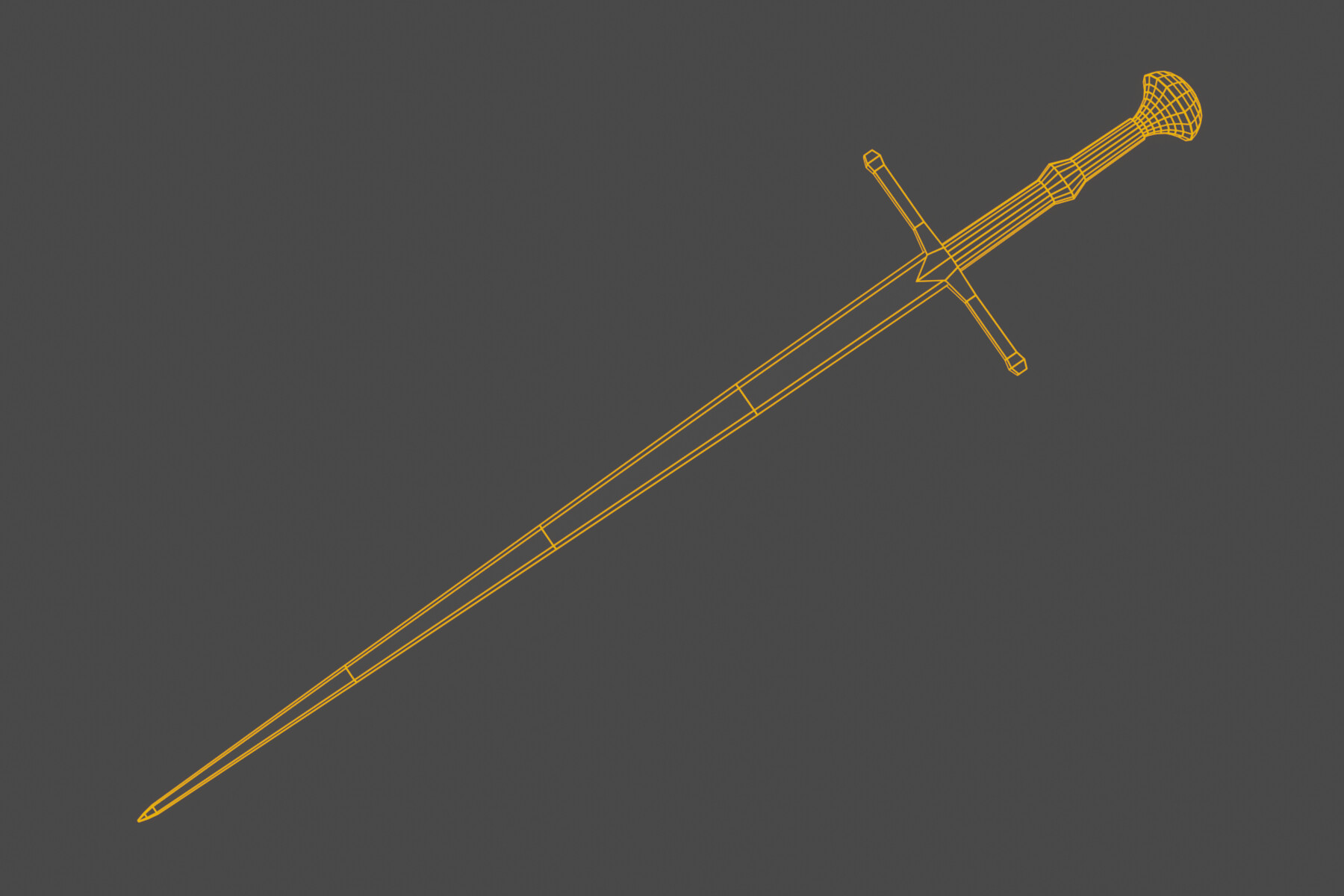 ArtStation - Medieval Rusted Longsword | Game Assets